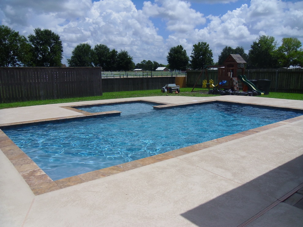 New Gunite Swimming Pool - Moderne - Piscine - La Nouvelle-Orléans ...