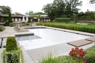 New Jersey automatic swimming pool cover - Contemporary - Pool - San ...