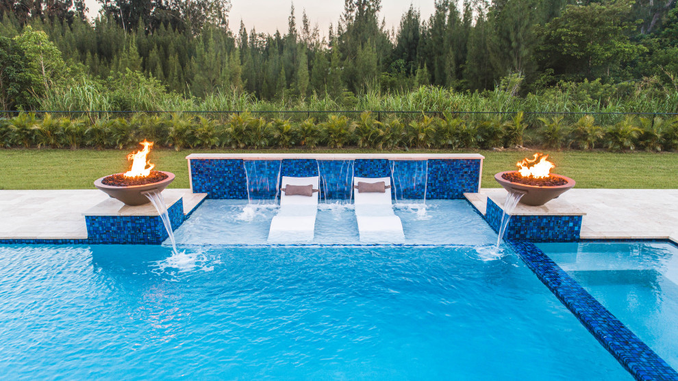 New Pool and Spa in Southwest Ranches - Modern - Pool - Miami - by Van ...