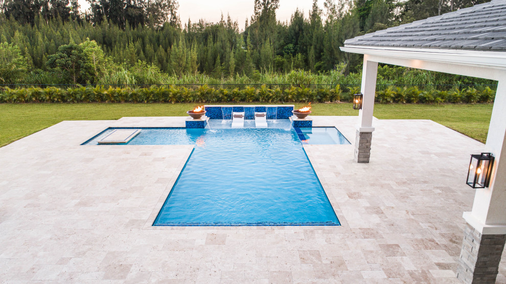 New Pool and Spa in Southwest Ranches - Modern - Pool - Miami - by Van ...