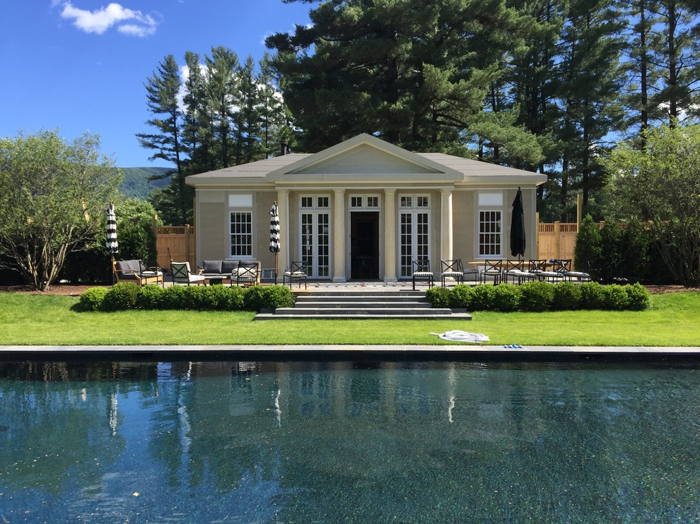 New Pool House . Berkshire Mountain Design Build. -Log Home -Timber ...