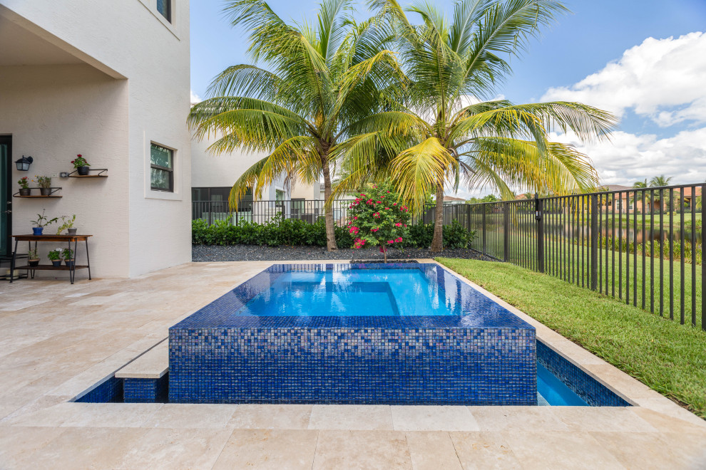 New Wet Edge Spa - Modern - Pool - Miami - by Van Kirk & Sons Pools and ...