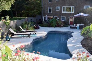 Newton pool by Trilogy - Pool - Charlotte - by Charlotte Fiberglass Pools