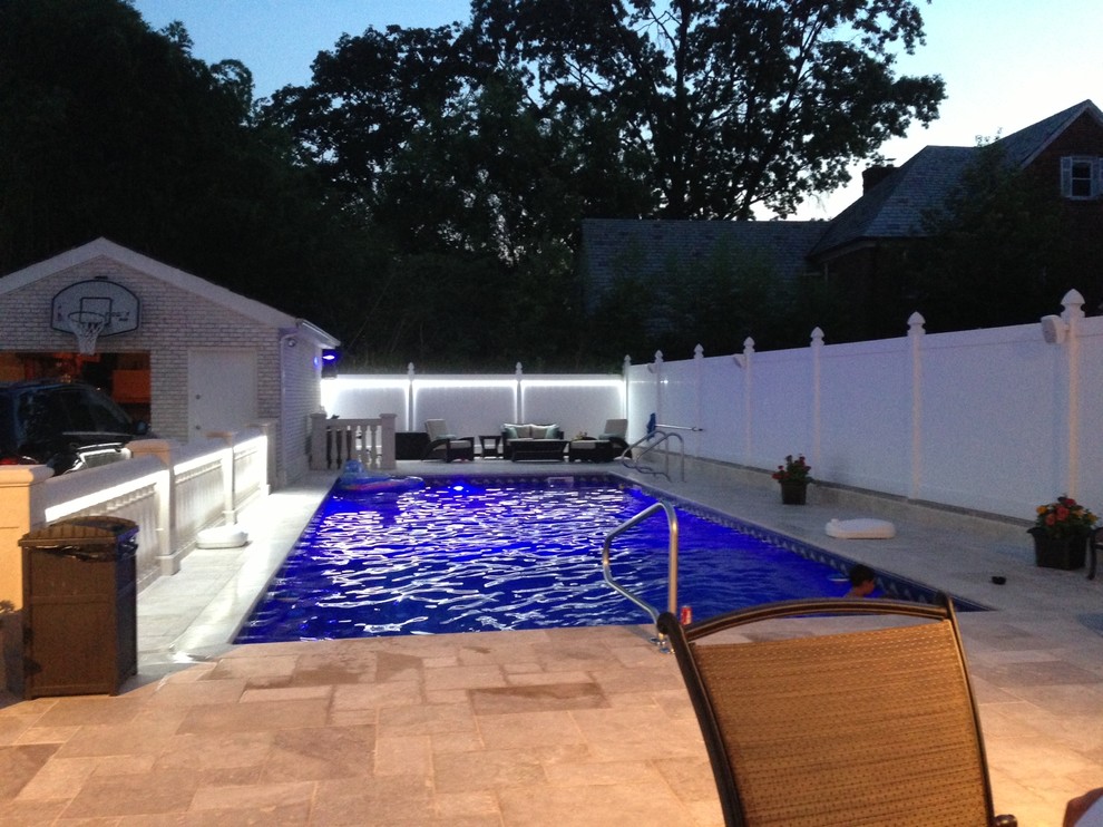 Night Light Balustrade System - Modern - Pool - New York - by Coral ...