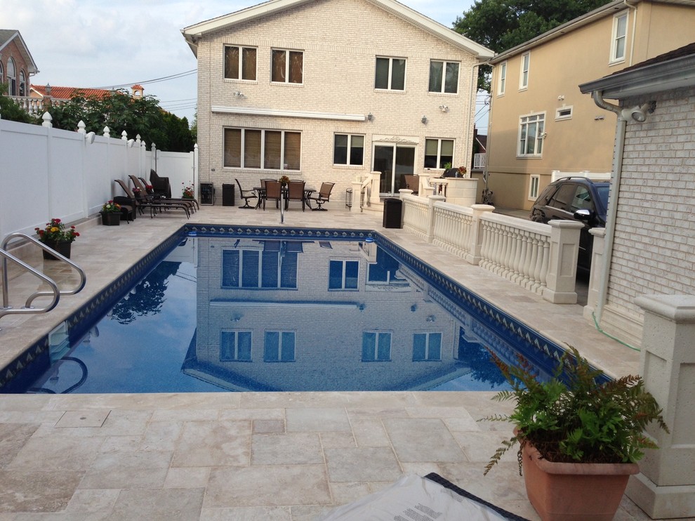 Night Light Balustrade System - Modern - Pool - New York - by Coral ...