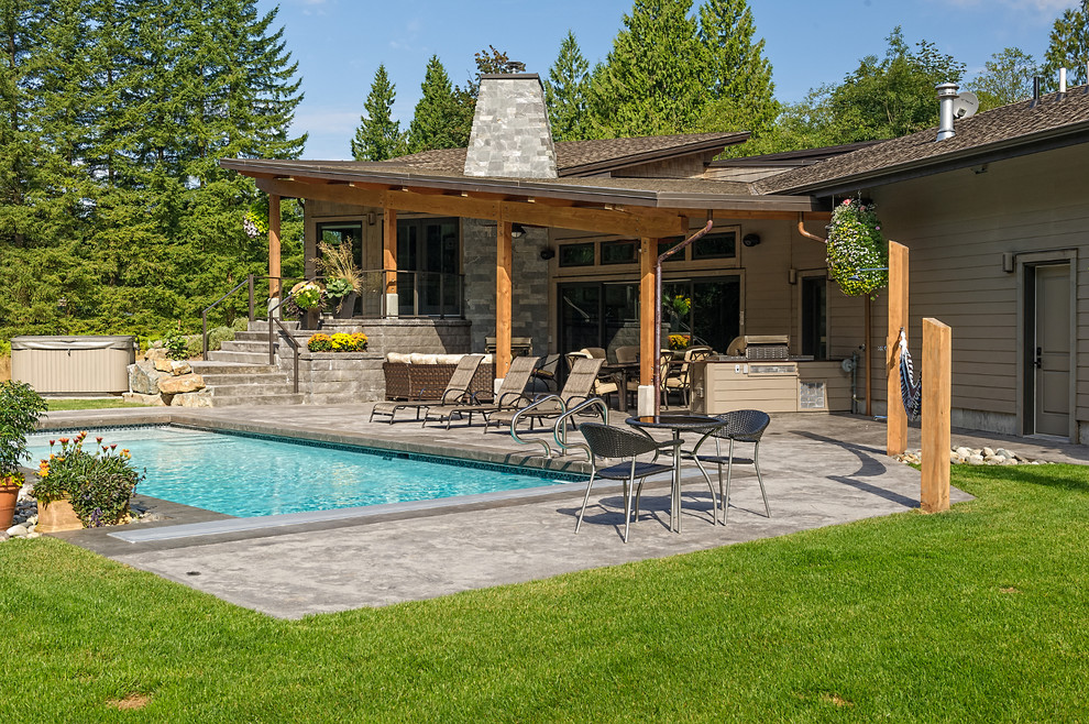 North Langley Residence - Contemporary - Pool - Vancouver - by Site ...
