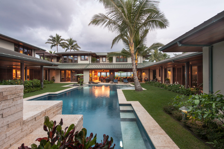 Oahu Beach Front Residence - Tropical - Pool - Hawaii - by Gast ...