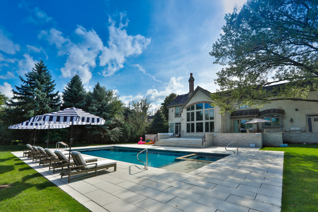 Oak Brook, IL Swimming Pool and Hot Tub Inside Pool - Classique ...