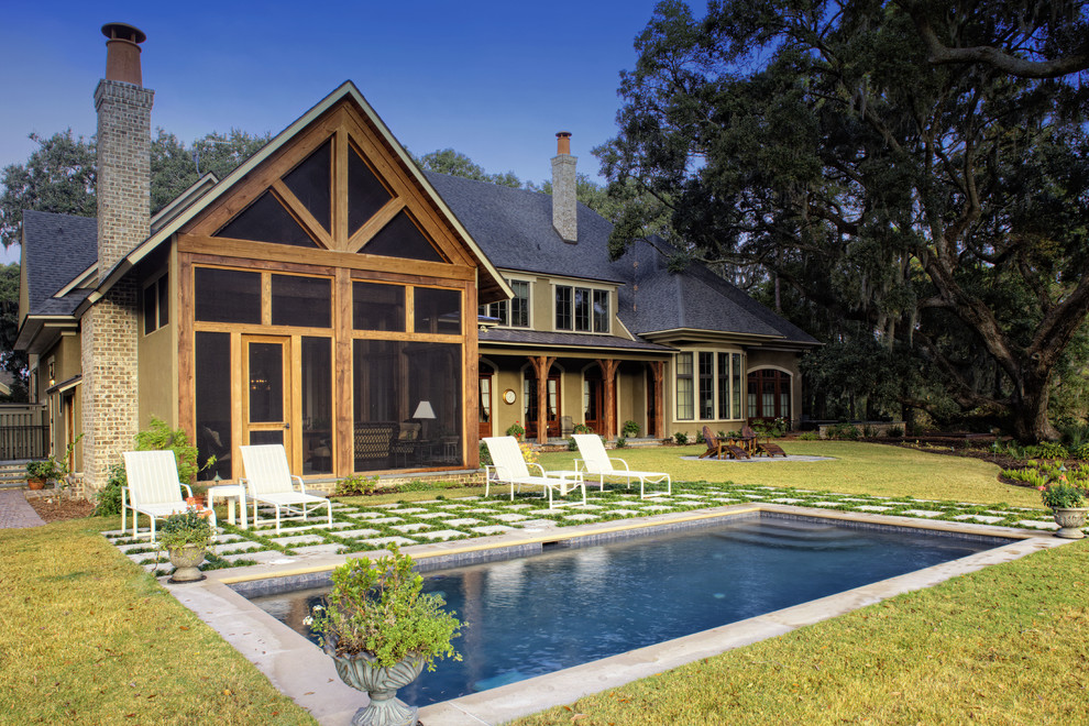 Oak Tree - Traditional - Pool - Charleston - by Court Atkins Group | Houzz