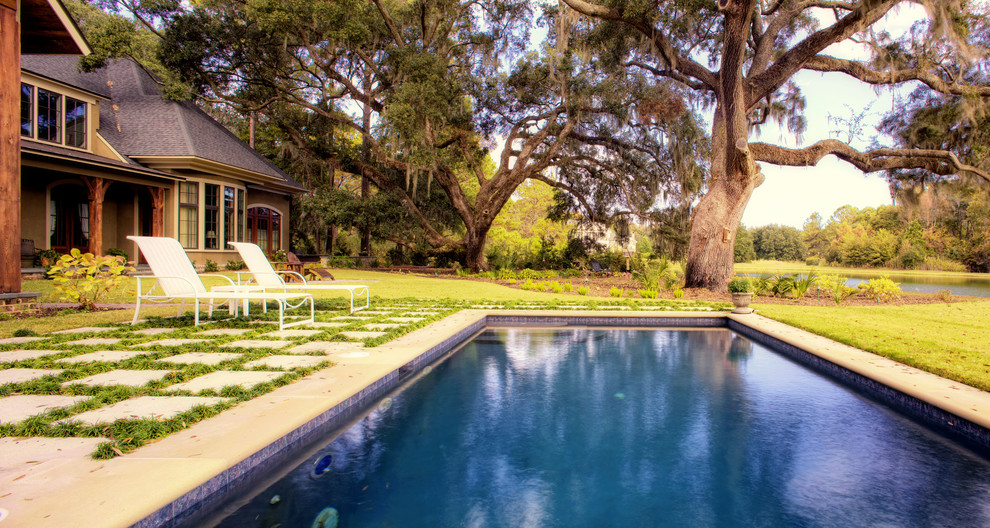 Oak Tree - Traditional - Pool - Charleston - by Court Atkins Group | Houzz