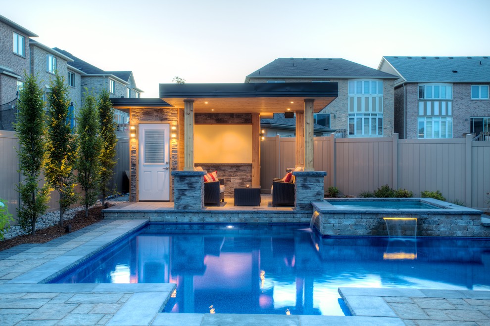 Oakville poolscape - Traditional - Pool - Toronto - by Planit Green ...
