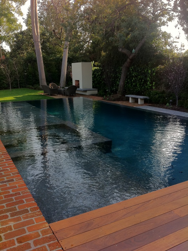 Ocean Blue Pebble Sheen - Contemporary - Pool - Los Angeles - by M ...