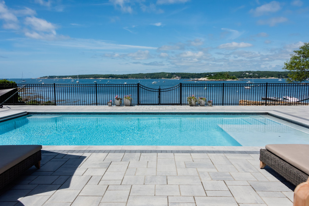 Ocean Front Swimming Pool - Beach Style - Pool - Boston - by The Patio ...