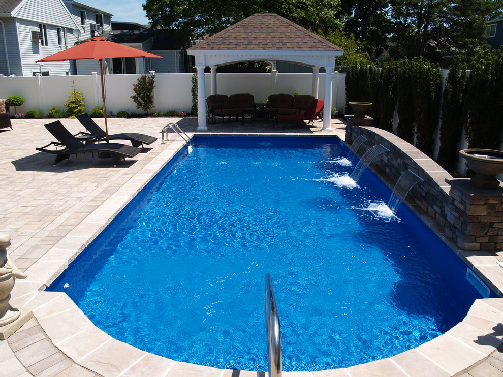 Oceanside Oasis - Traditional - Pool - New York - by Topaz Design Group ...