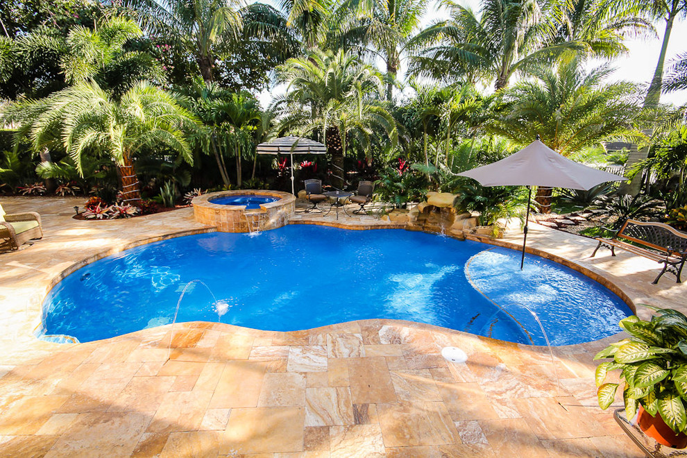 Odriscal - Freeform/Lagoon - Tropical - Pool - Miami - by Van Kirk ...