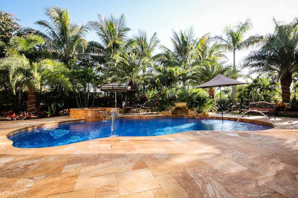 Odriscal - Freeform/Lagoon - Tropical - Pool - Miami - by Van Kirk ...