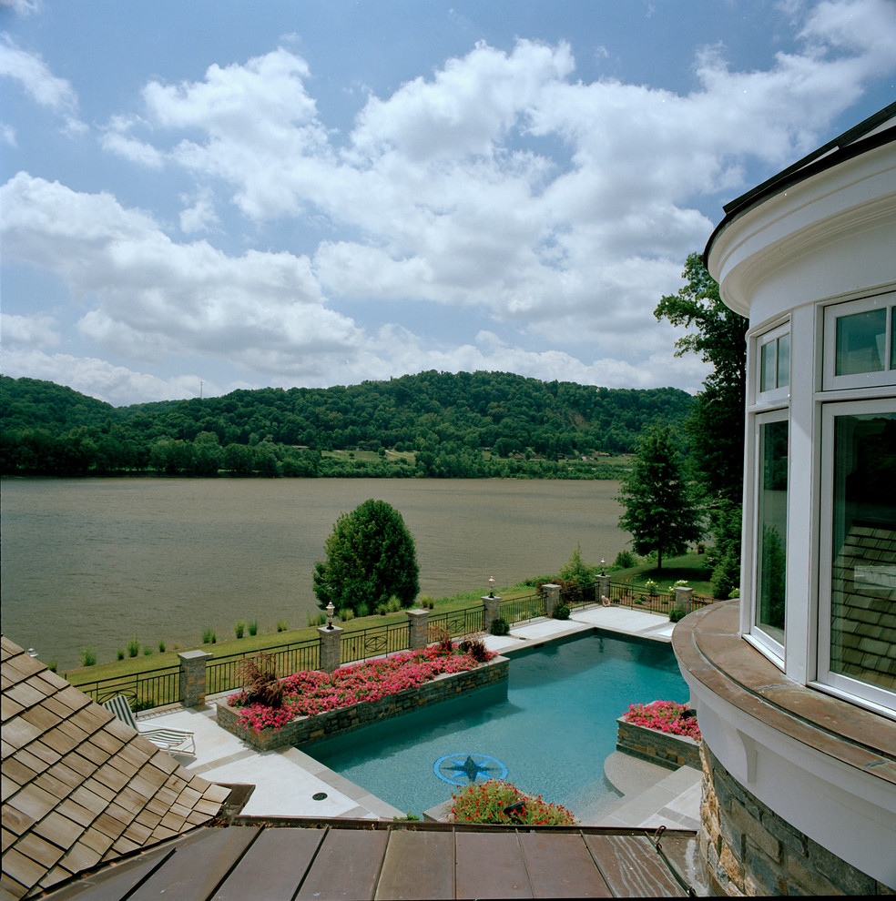 Ohio River Custom Home - Traditional - Pool - Cincinnati - by ESM ...