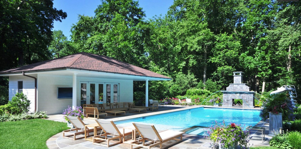 Old House Lane - Traditional - Pool - New York - by Specialized Home ...