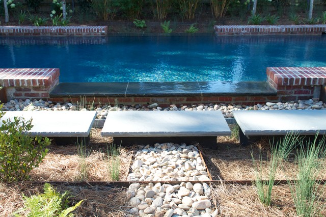 Old Saint Louis Brick Coping - Traditional - Pool - New Orleans - by ...