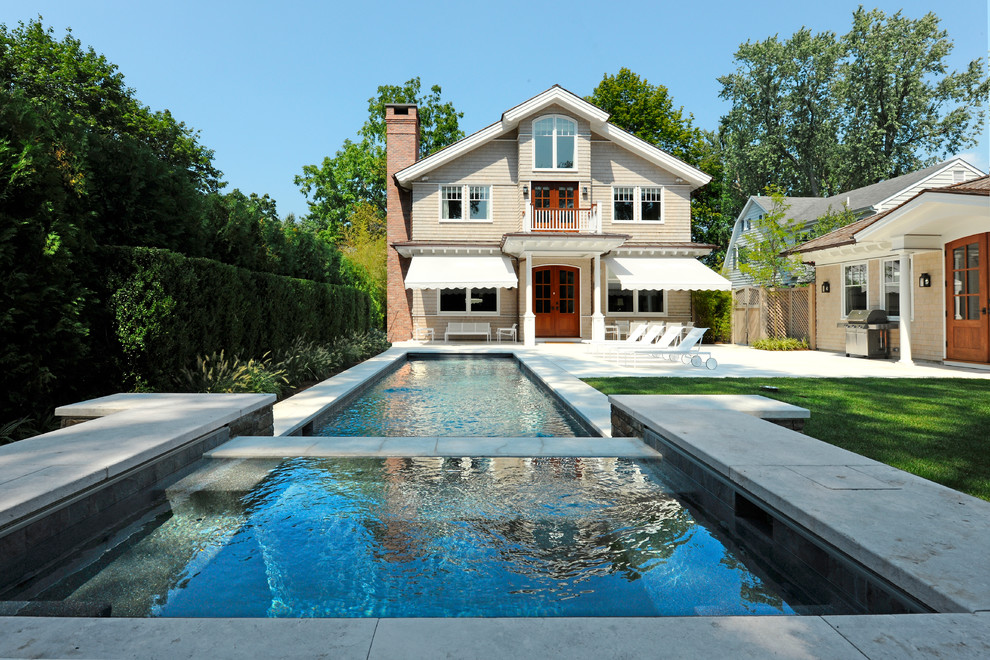 Old Shingle Home - Traditional - Pool - New York - by Birdseye Design ...