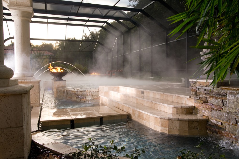 Old World Gothic - Transitional - Pool - Tampa - by Ryan Hughes Design ...