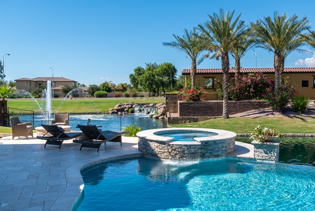 Open And Outdoor Living Contemporary Pool Phoenix By