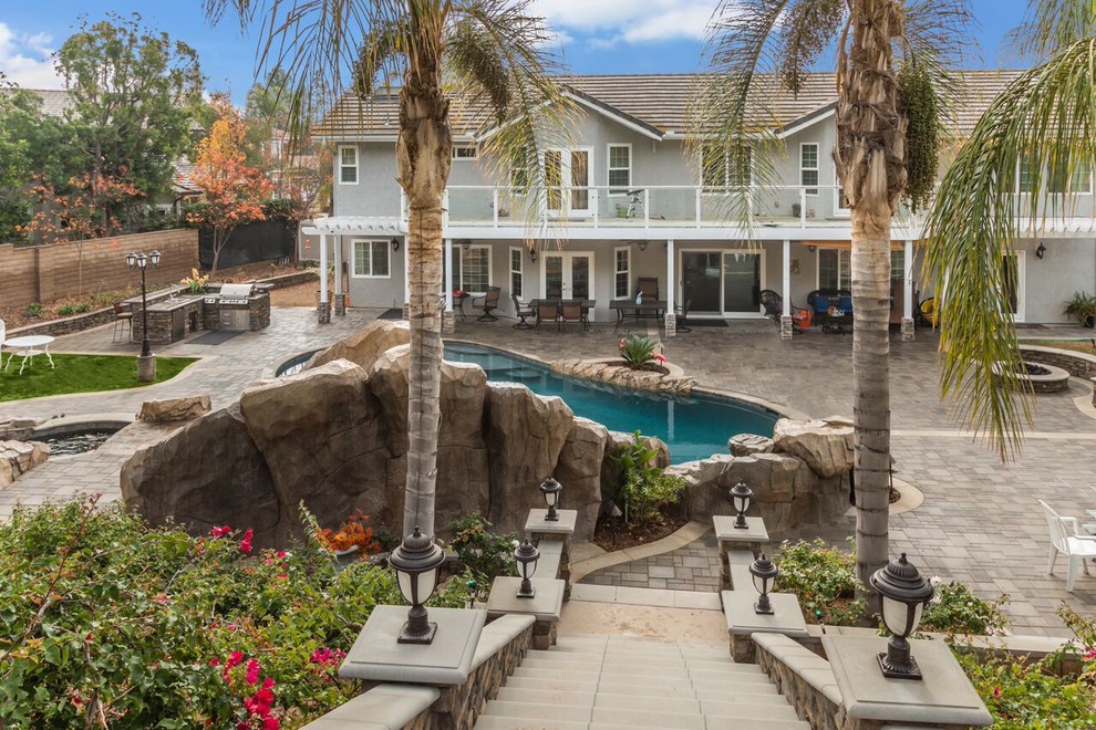 Orange, California Pool & Spa - Traditional - Pool - Orange County - by ...