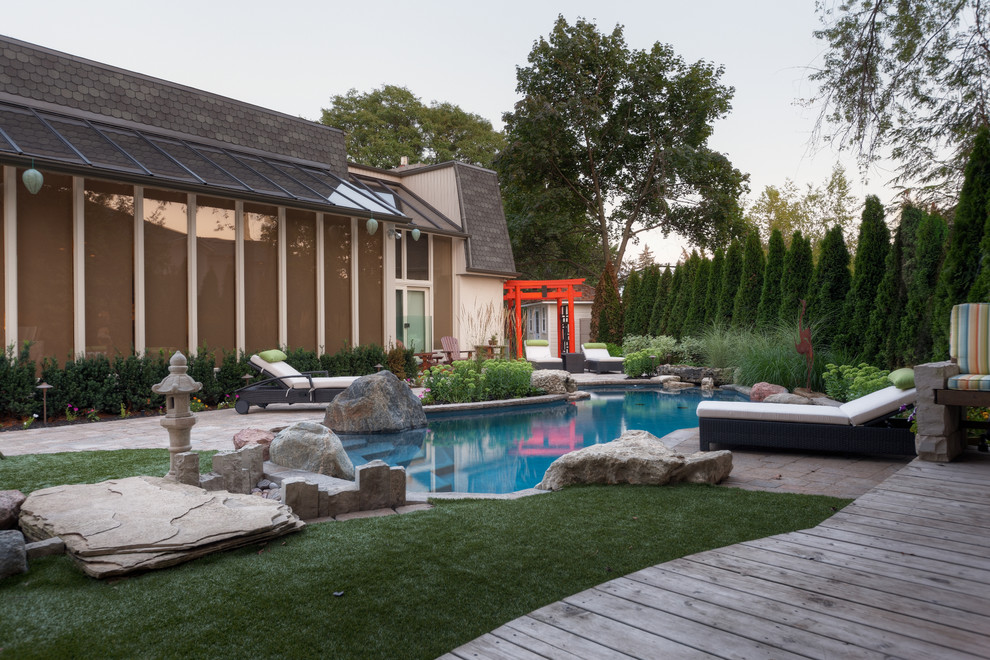 Oriental Oasis - Asian - Pool - Toronto - by Betz Pools Limited | Houzz