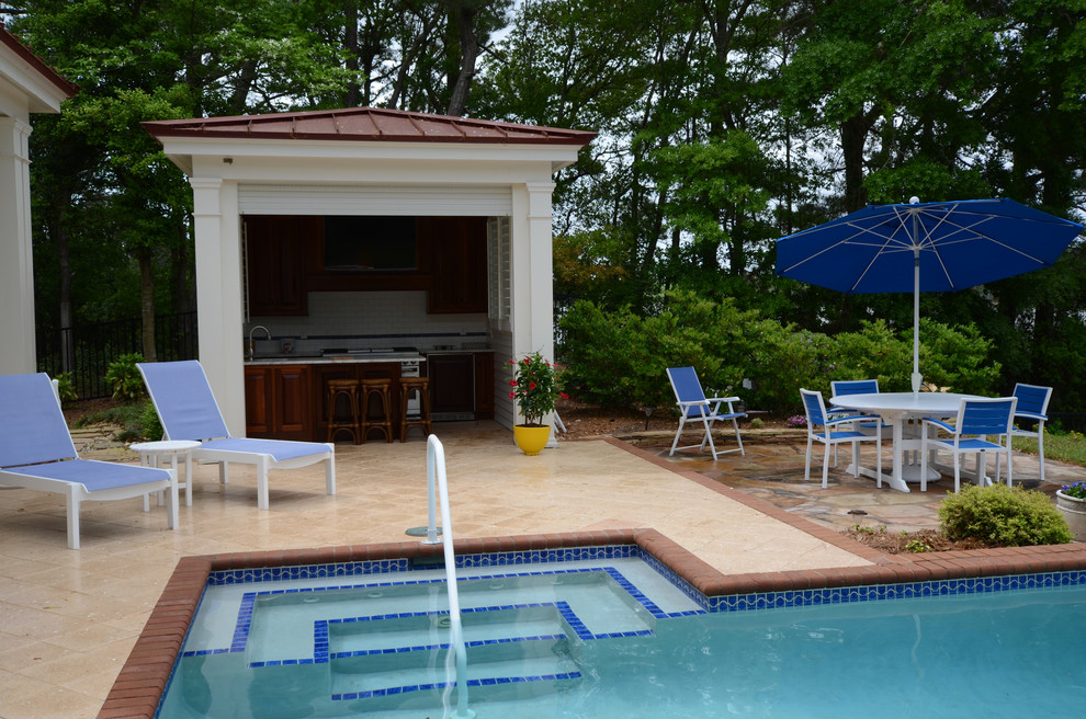 Osprey Home - Traditional - Pool - Atlanta - by Wickre & Co. Custom ...