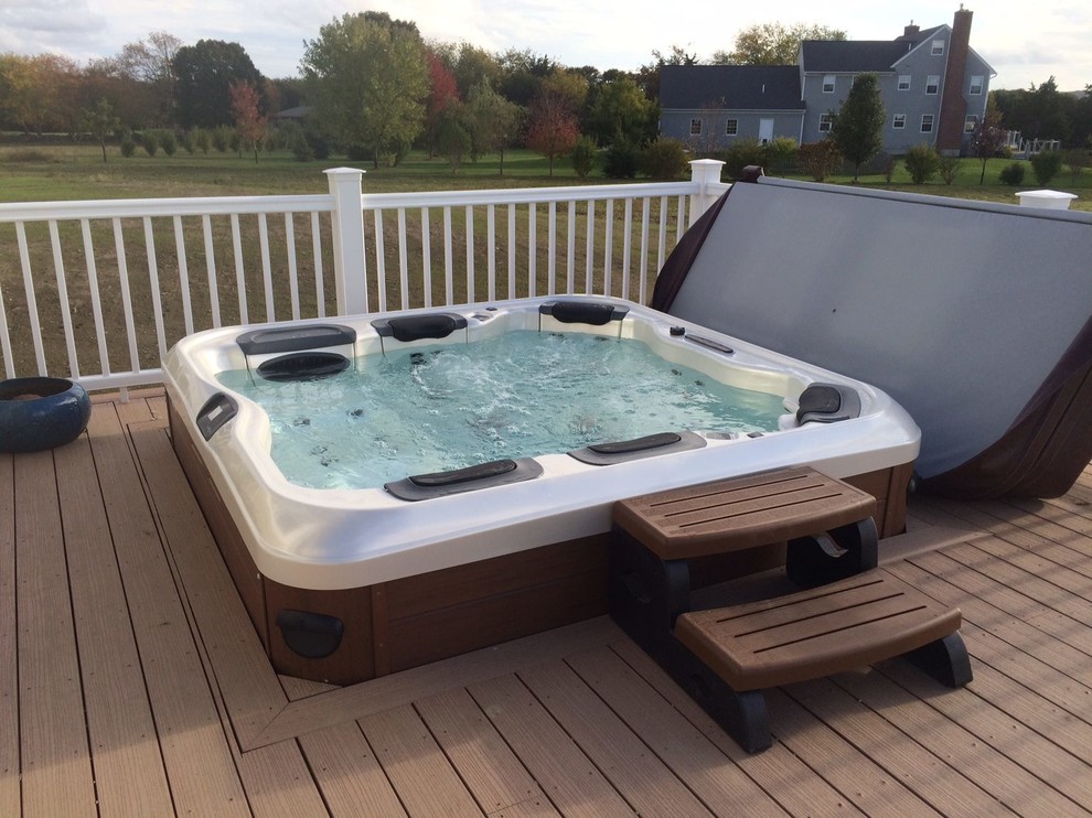 Our above ground spas - Pool - Providence - by User | Houzz