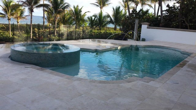 Our Pools - Traditional - Swimming Pool & Hot Tub - Miami - by Basic ...