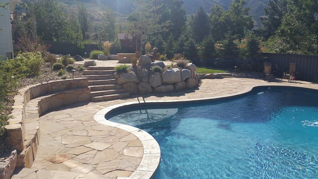Our Work - Traditional - Pool - Salt Lake City - by B2 Landscapes ...