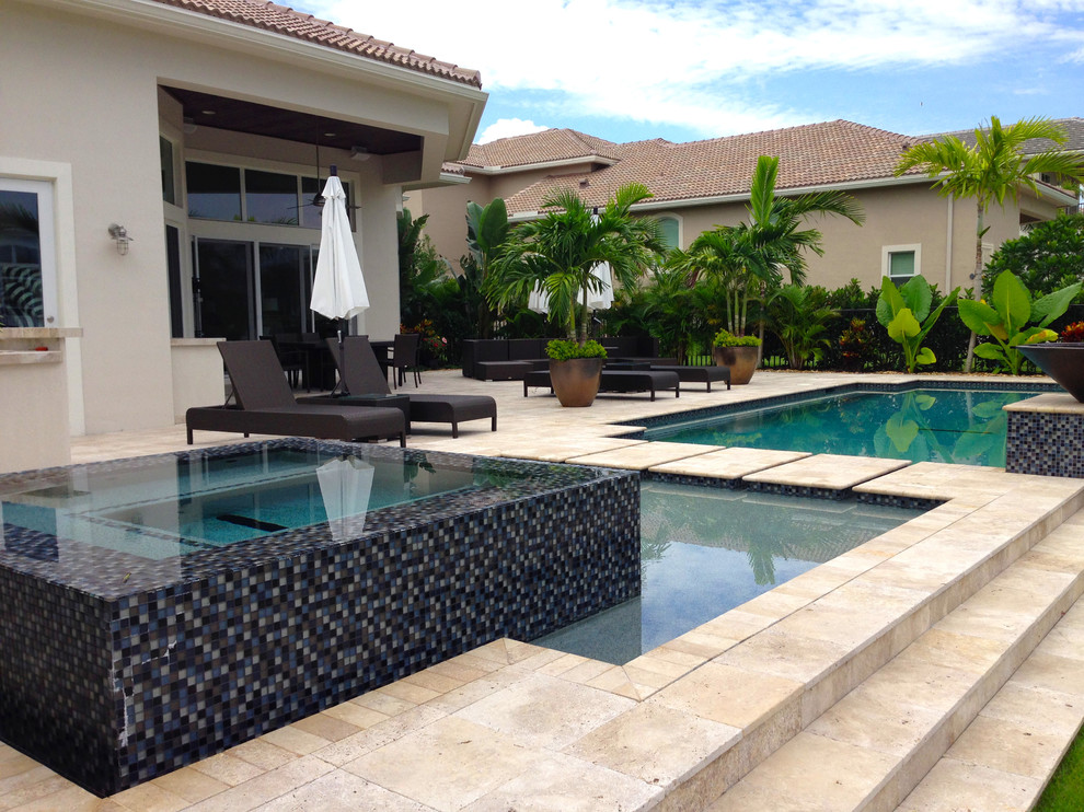 Our Work - Contemporary - Pool - Miami - by Champion Pools & Spas, Inc ...
