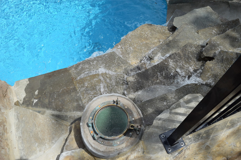 Outdoor Adventure Swimming Pool {LW} - Contemporary - Pool - Detroit ...