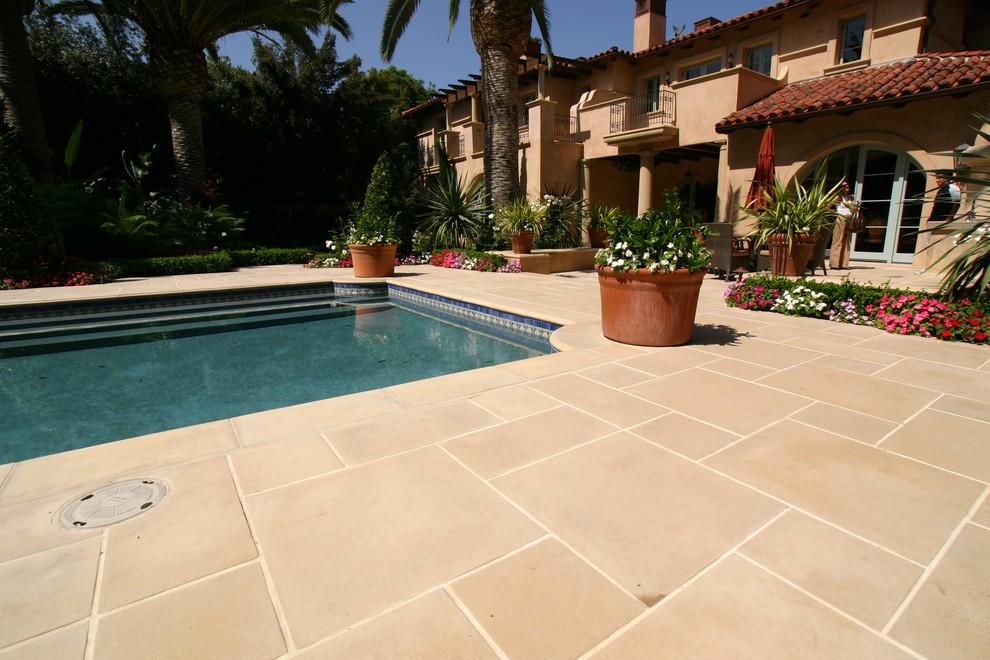Outdoor and Pool Tile - Traditional - Pool - Dallas - by French-Brown ...