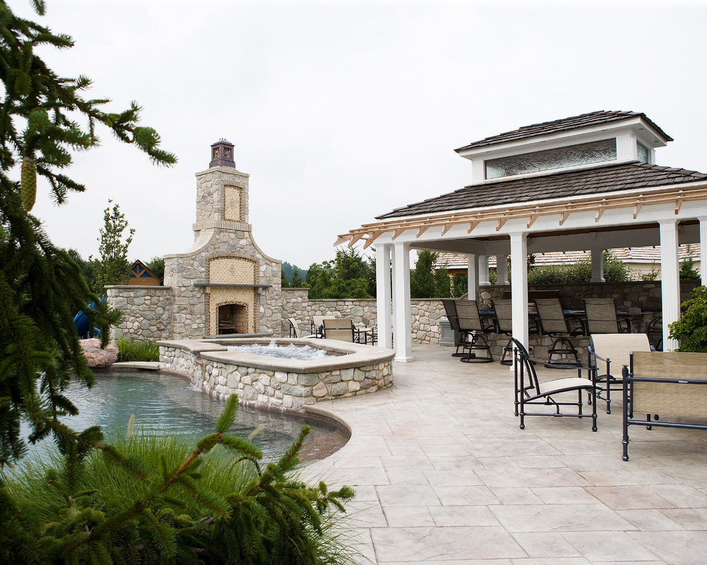 Outdoor Entertainment - Traditional - Pool - Philadelphia - by ...