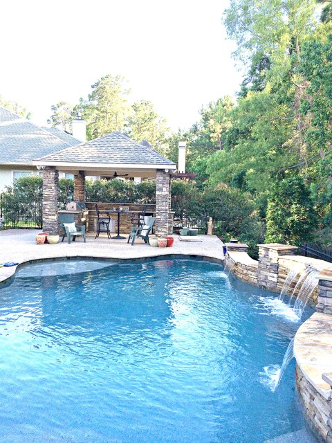 Outdoor Kitchens - Traditional - Pool - Houston - by Billy Parker ...