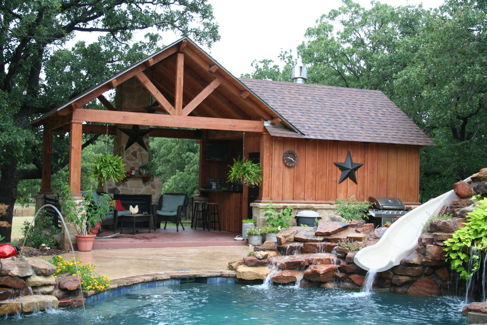 Outdoor Kitchens-Pergolas - Traditional - Pool - Dallas - by Pulliam ...