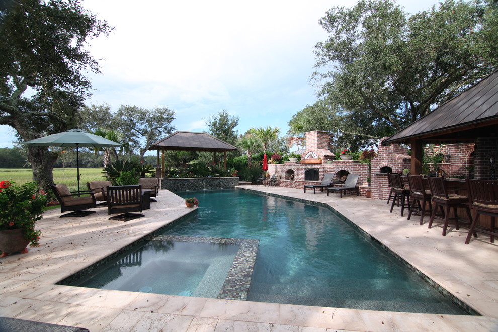 Outdoor Paradise on James Island - Traditional - Pool - Charleston - by ...