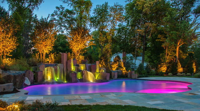 Outdoor Pool & Landscape Lighting By NJ Landscape Architecture Office ...