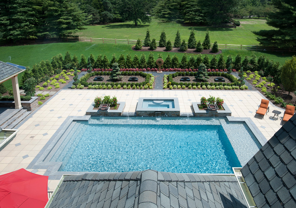 Outdoor spaces - Traditional - Pool - Philadelphia - by Jay Greene ...