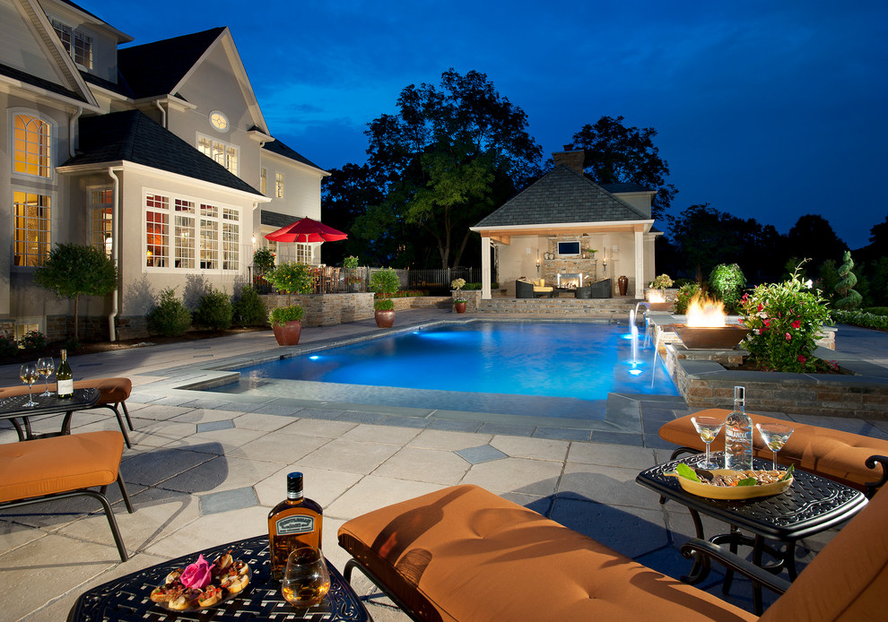 Outdoor spaces - Traditional - Pool - Philadelphia - by Jay Greene ...