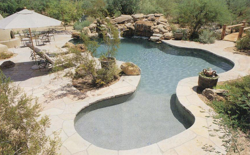 Over the Years - Rustic - Pool - San Diego - by DG Pools, Spas and ...