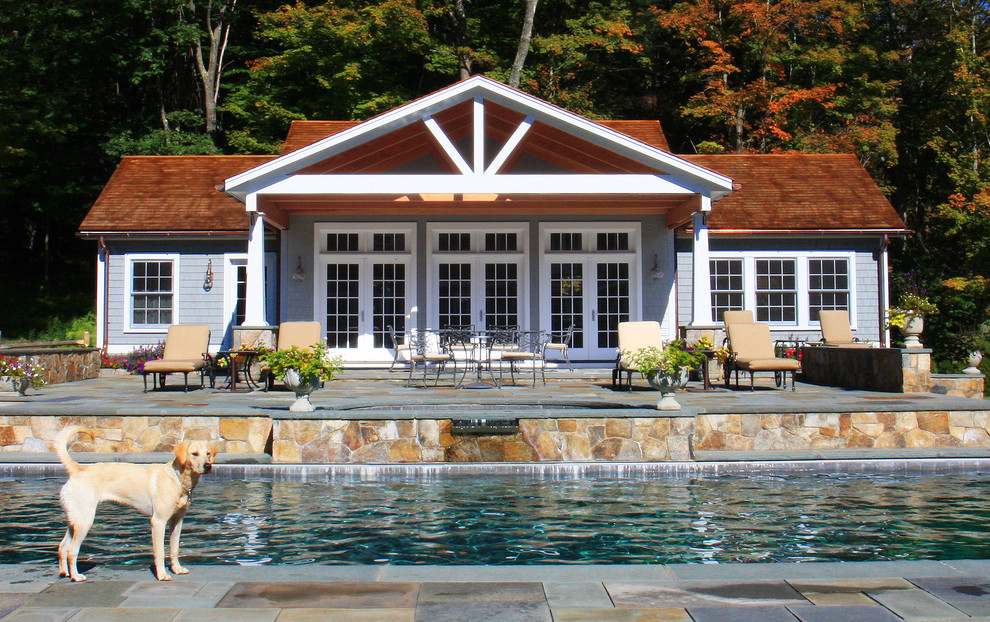 Owen's Pool House - Traditional - Pool - Other - by seventy2architects ...