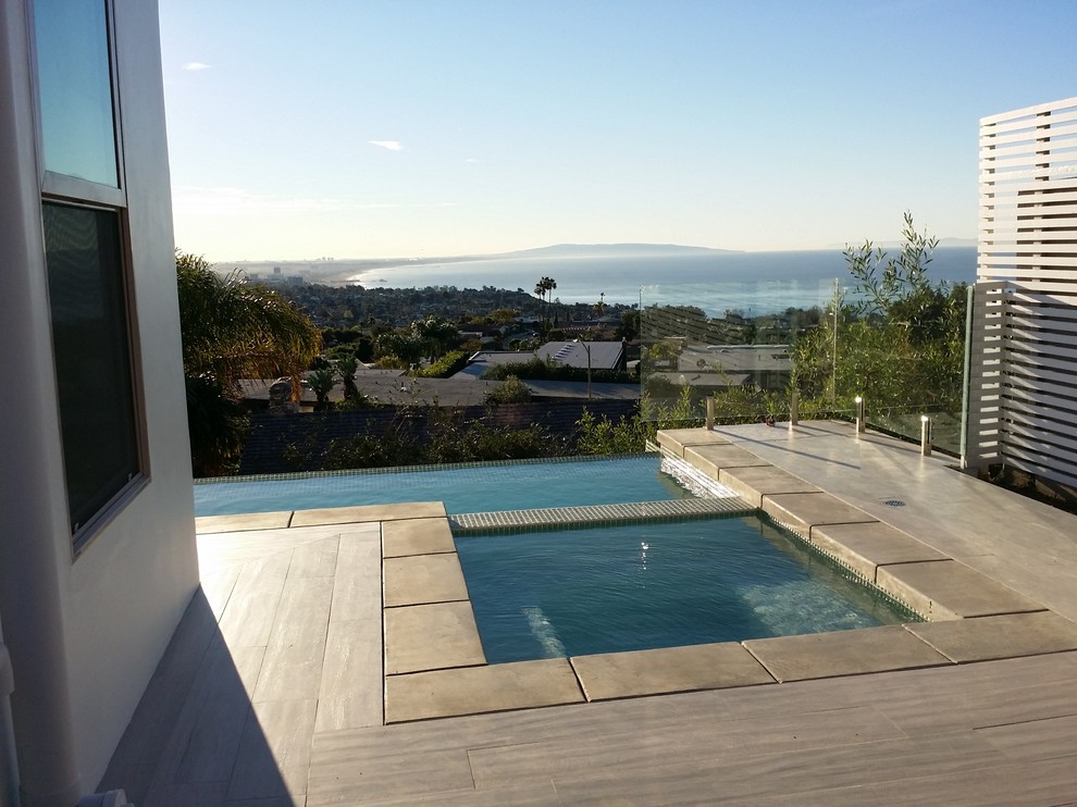 Pacific Palisades Infinity Pool - Modern - Pool - Los Angeles - by ...