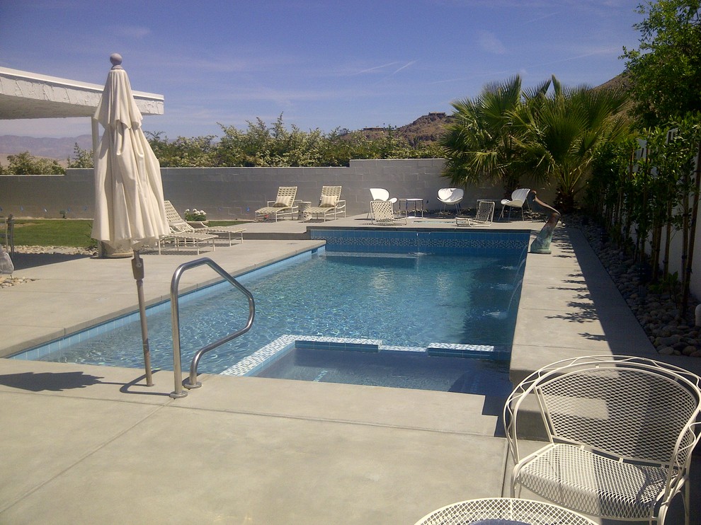 Palm Springs Full Backyard Remodel - Modern - Pool - Los Angeles - by ...