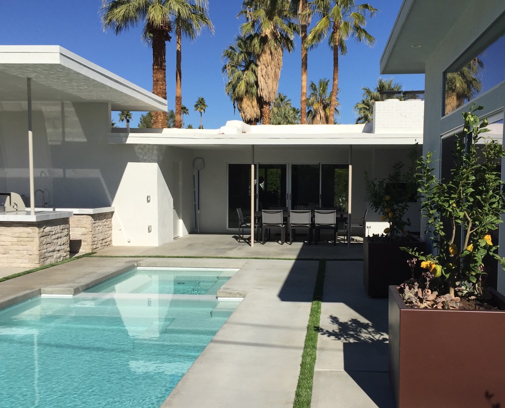 palm springs mid-century remodel - Midcentury - Pool - Los Angeles - by ...