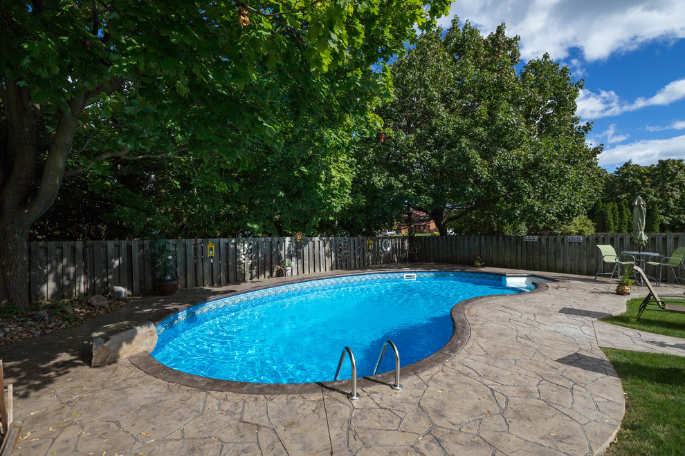 Palmer Whitby Vinyl Pool Renovation - Modern - Pool - Toronto - by ...
