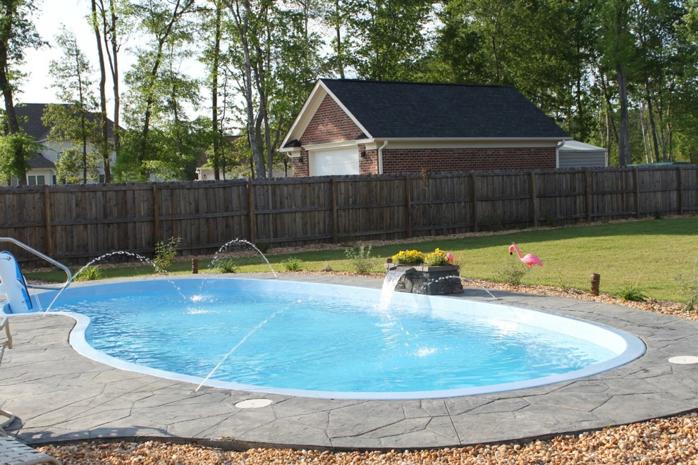 Paradise Beach in Blue - Traditional - Pool - Raleigh - by Parrot Bay ...