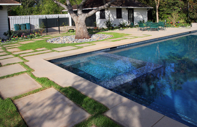 Pasadena Traditional Pool & Spa designed by Gary Sewell Jr ...